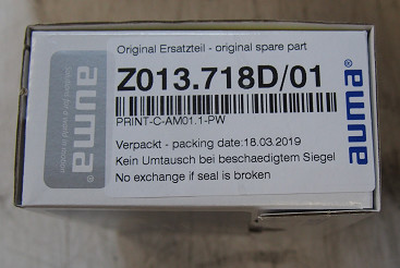 Z013.718D/02 Plaque de circuit imprimé logique AUMA Parties d'actionneur